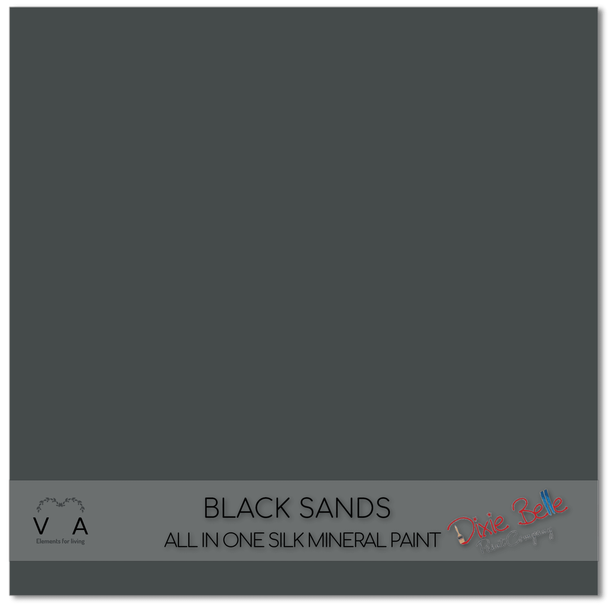 BLACK SANDS All in One Silk Mineral Paint | Dixie Belle Paint UK