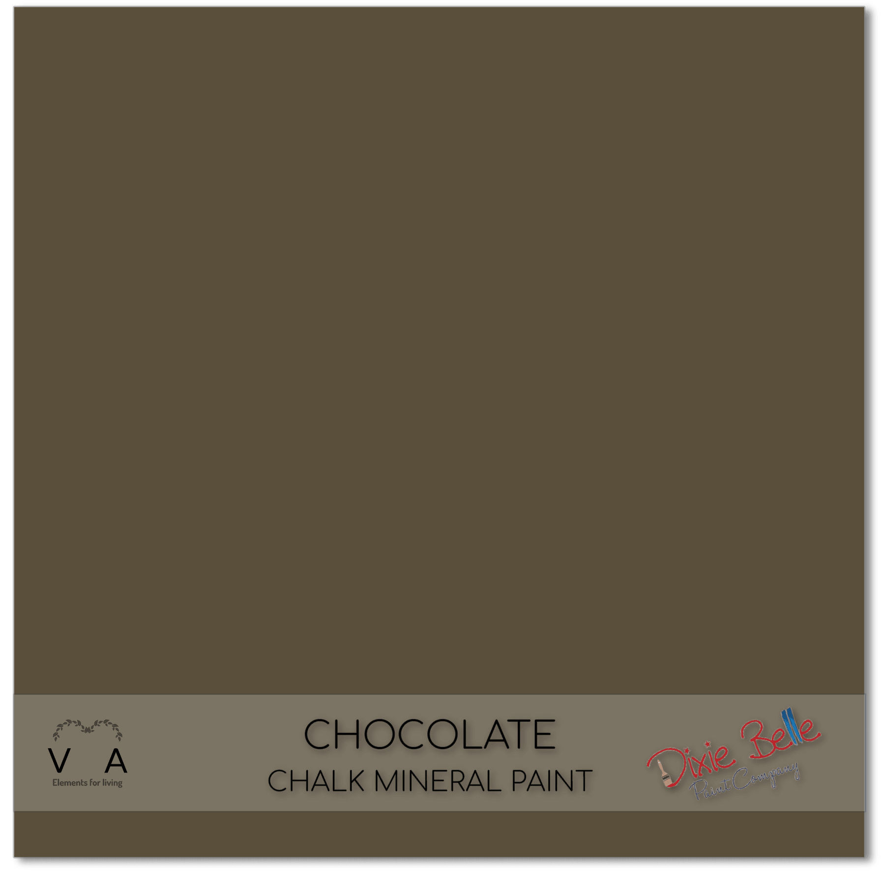 Chocolate | Chalk Mineral Dixie Belle Paint 118ml, 473ml, 946ml