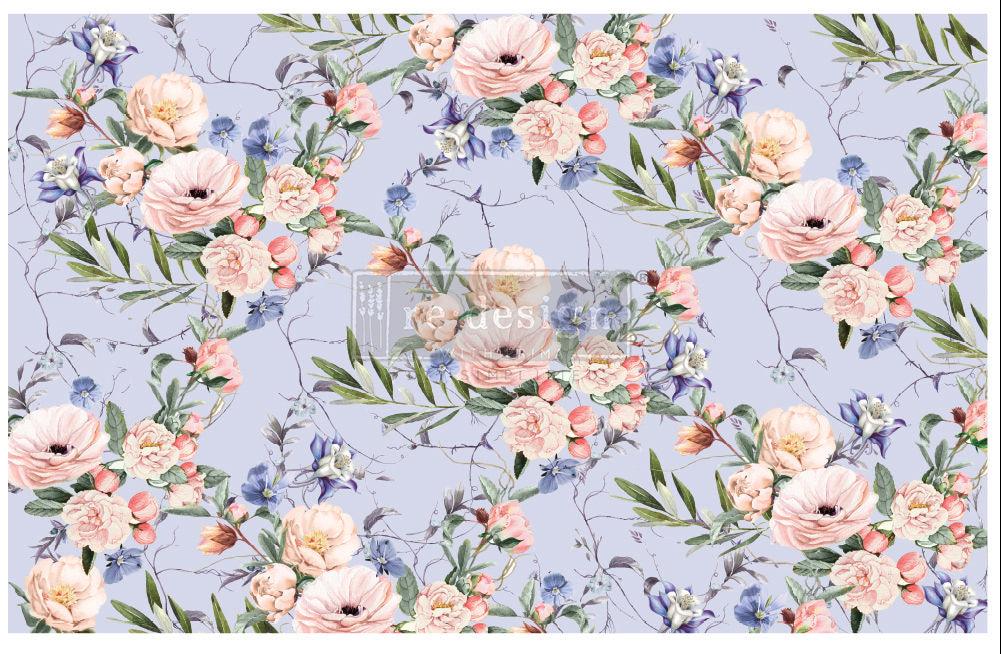 LAVENDER FLEUR | Decoupage Tissue Paper | Redesign With Prima | 19" X