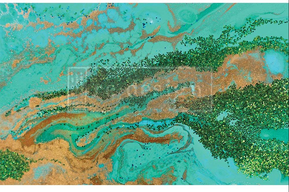 Decoupage Tissue Paper | Redesign With Prima | PATINA COPPER | 19" X 3