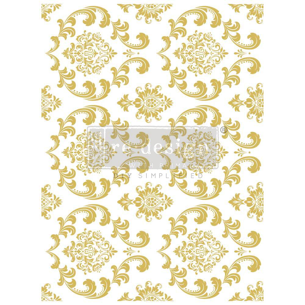 Kacha | House of Damask Transfer | Gold Foils | Redesign with Prima