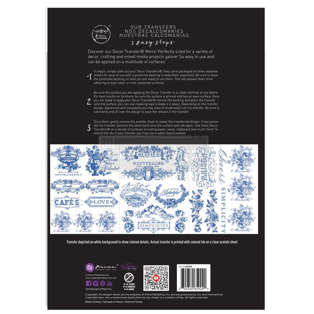 Lovely Labels - Midi Transfer Redesign with Prima UK - Fast Despatch