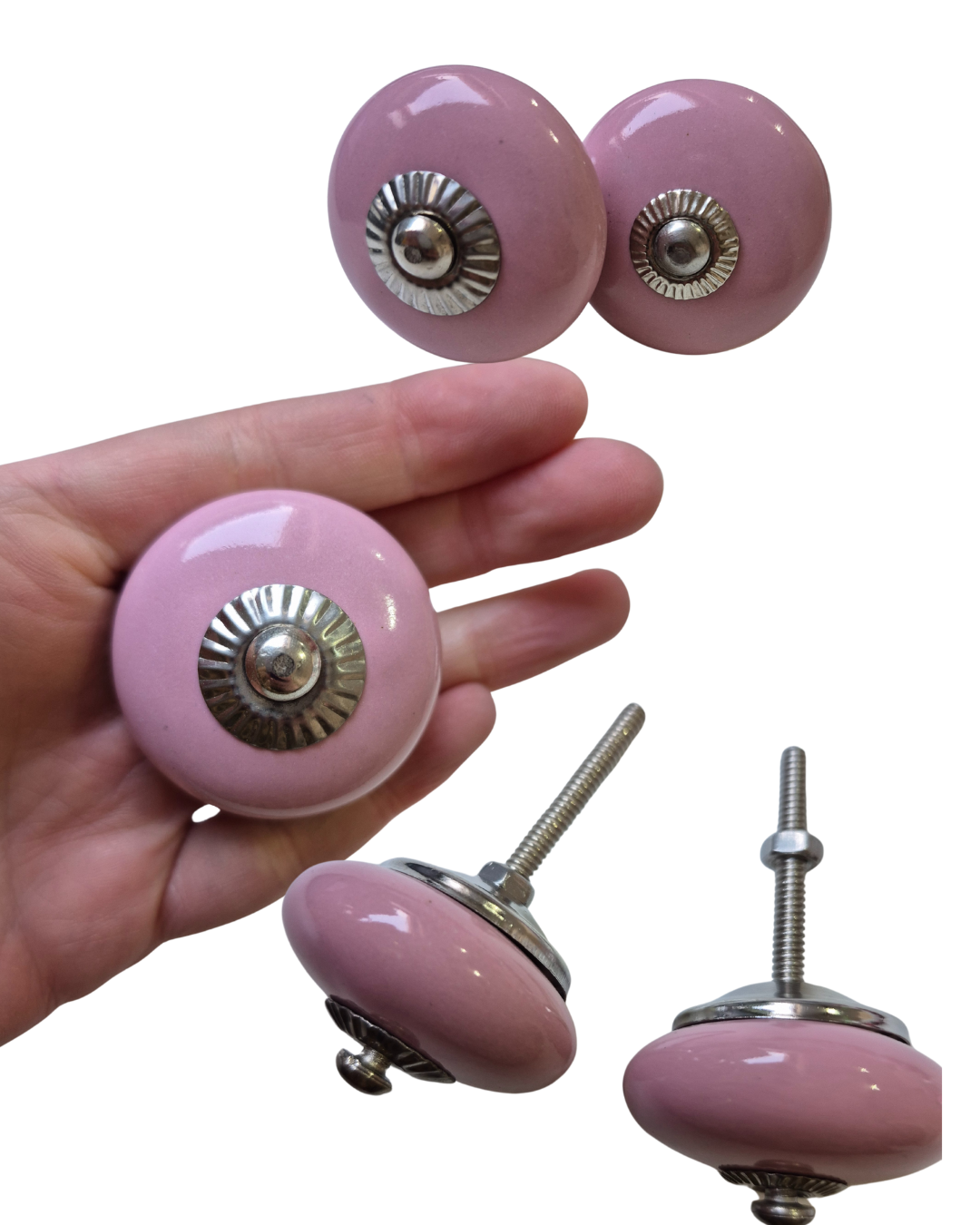 PINK | Set of 2 | Drawer knob