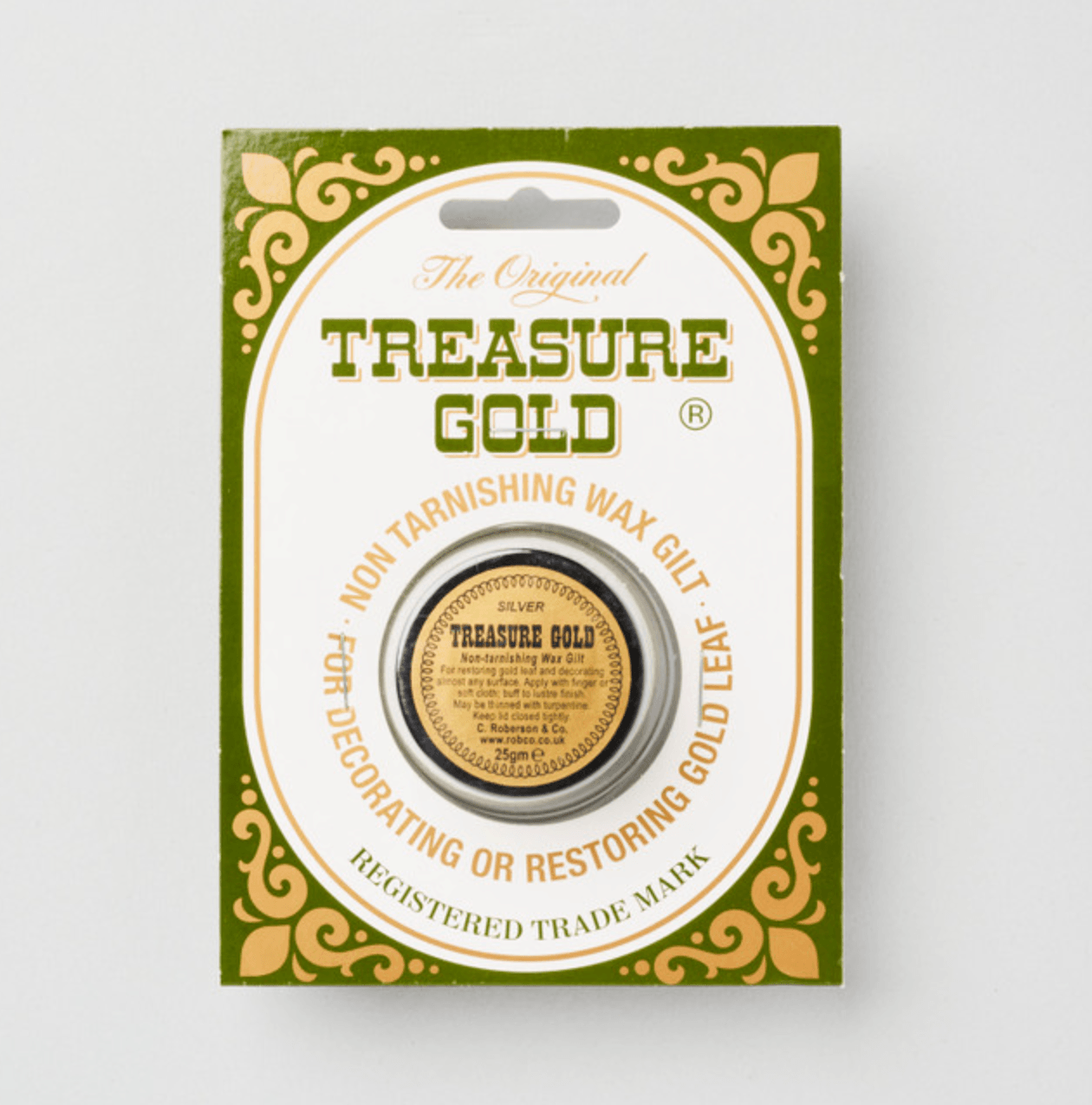 Rub on Gilding Wax | Silver | Treasures Gold | Roberson Uk Shop