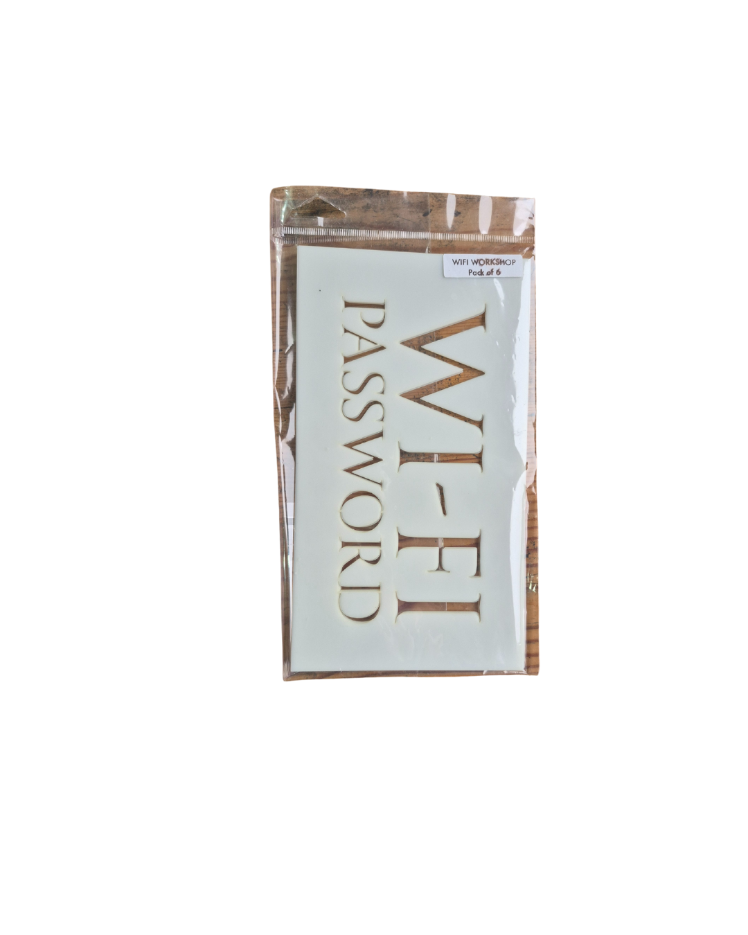 WIFI PASSWORD | Stencils | Pack of 6- 9"X 5"